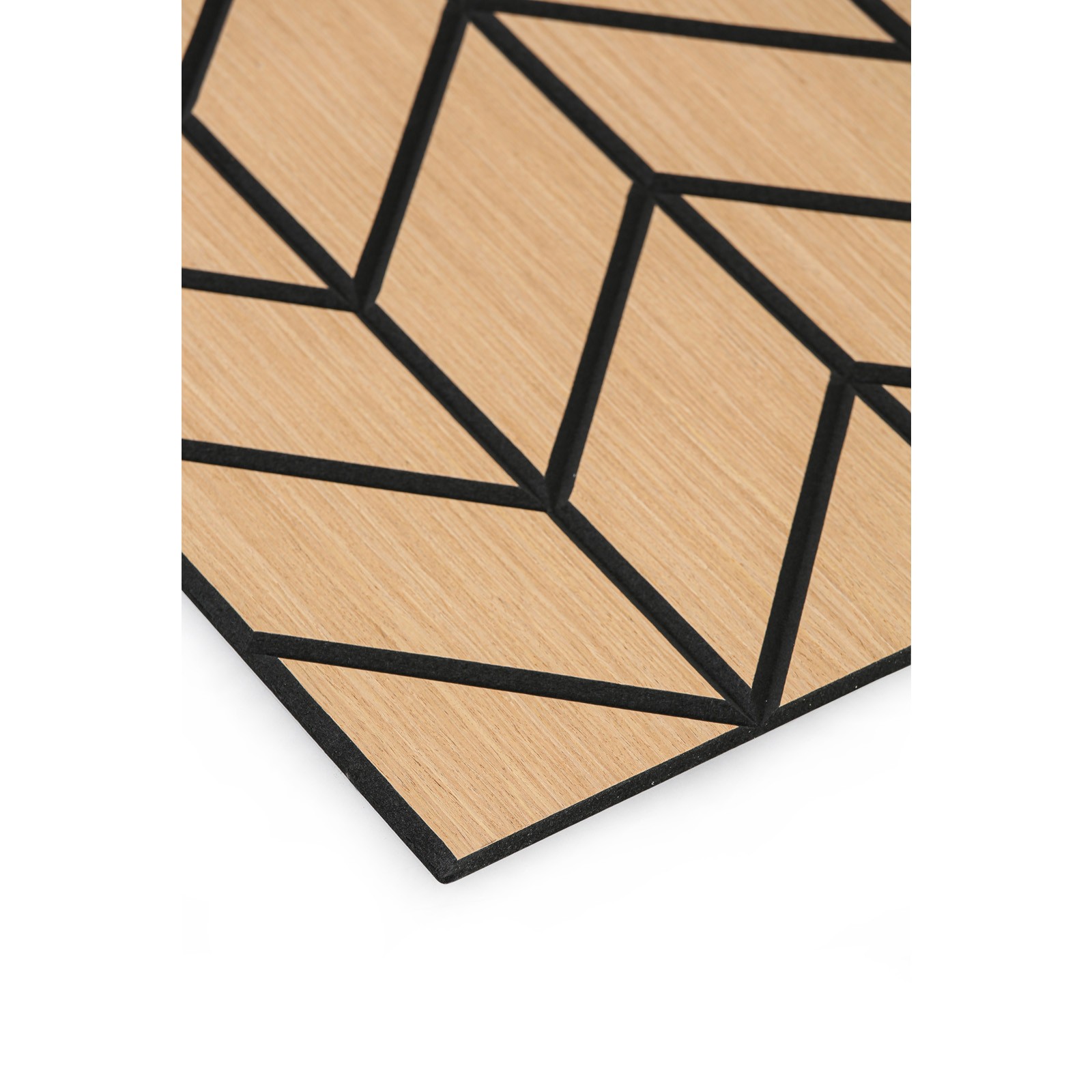 Designový akustický panel, 2400 x 600 mm, dub Hamilton | B2B Partner