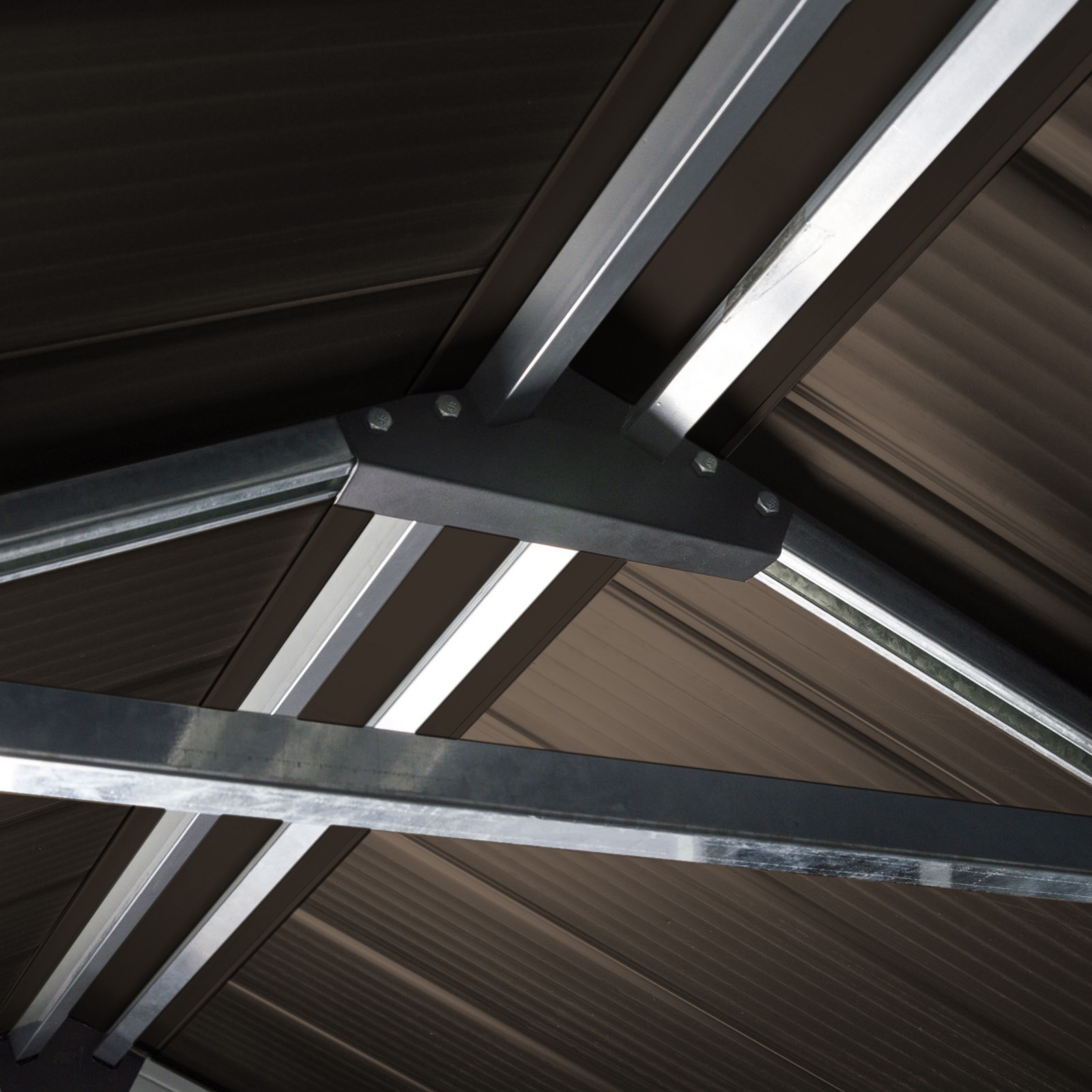 Gartenhaus G21 Boston 523 - 188 x 278 cm, Kunststoff, beige | B2B Partner