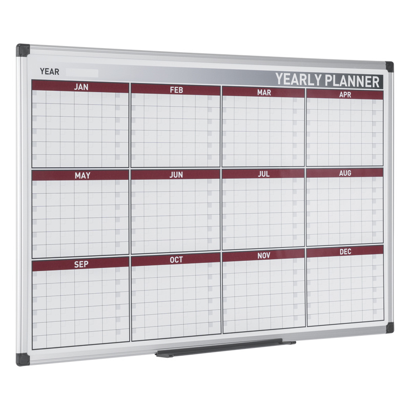 Jahresplaner, magnetisch, Tage/Monate, 900 x 600 mm | B2B Partner