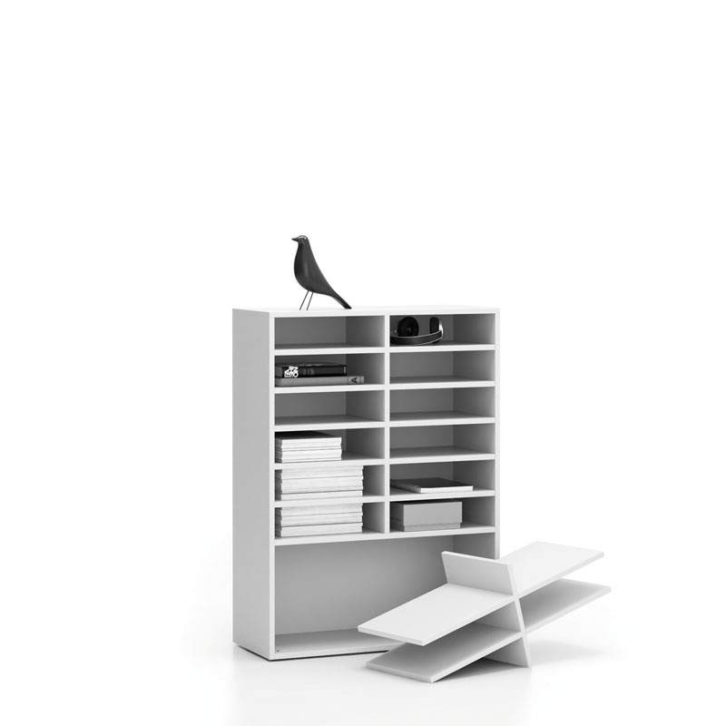 SEGMENT Regalorganizer, 800 x 330 x 350 mm, weiß | B2B Partner