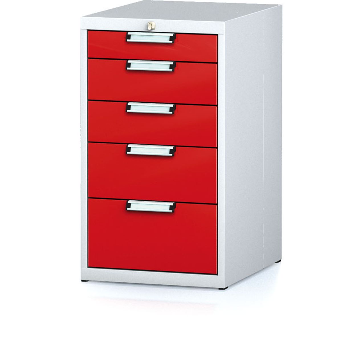 Dílenský zásuvkový box na nářadí MECHANIC, 5 zásuvek, 480 x 600 x 840 ...