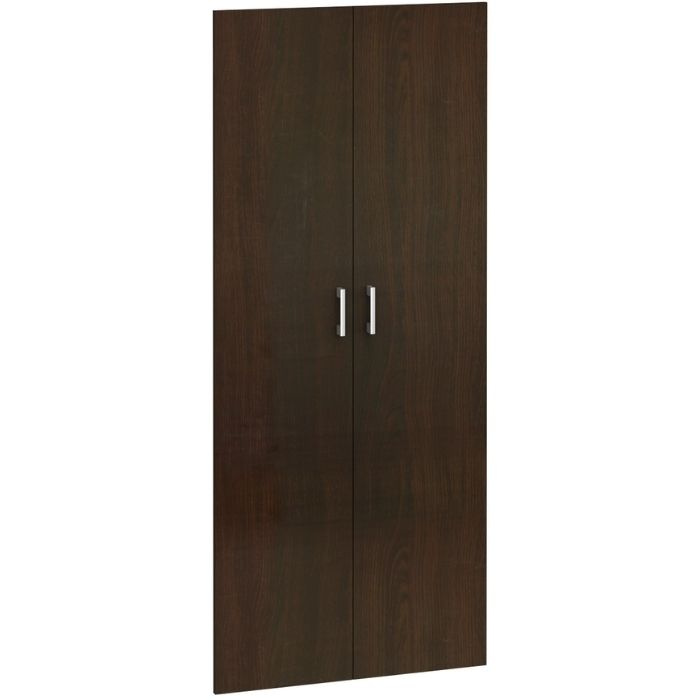 Dvere pre regály PRIMO KOMBI, výška 1838 mm, na 4 police, wenge | B2B ...