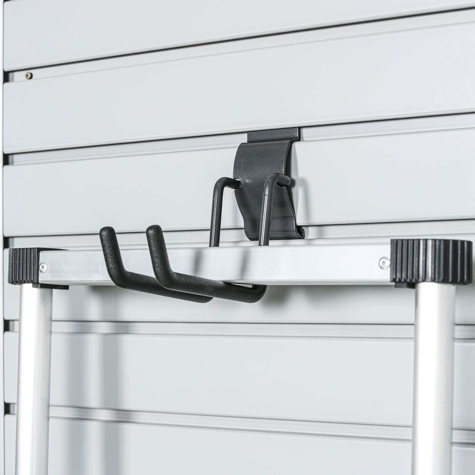 Dvojitý pogumovaný hák pro systém STORIA, 60 x 95 x 155 mm | B2B Partner