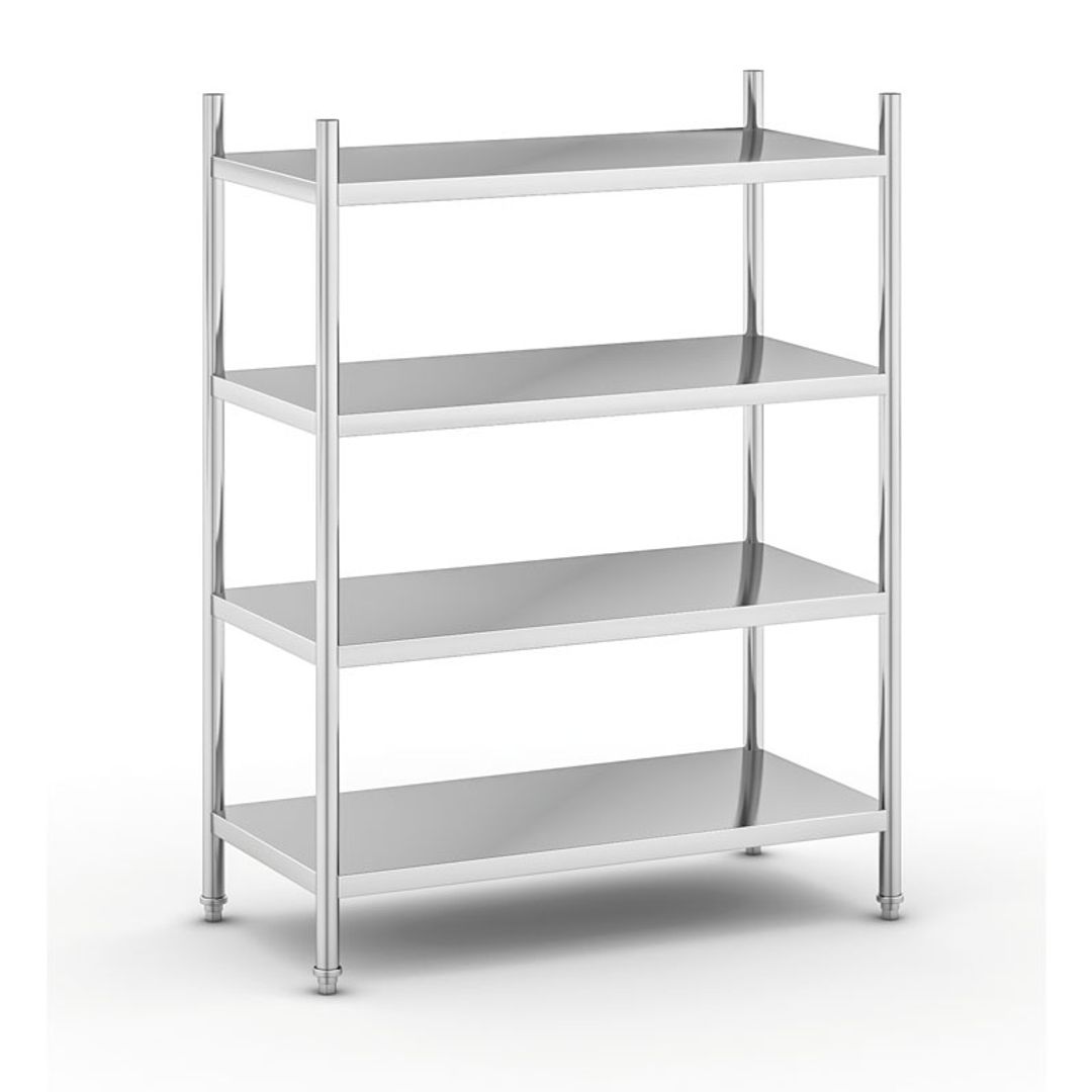 Edelstahl-Waschtisch mit Schrank, 2 Spülbecken, 1600 x 600 x 850 mm | B2B Partner
