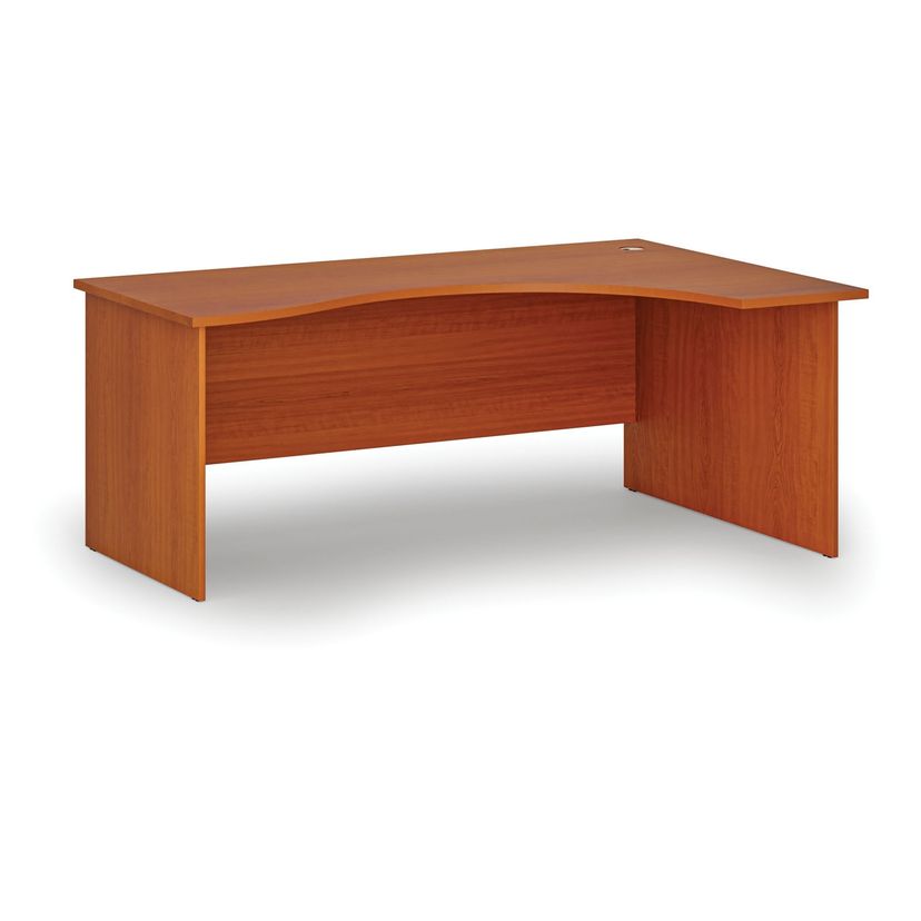 Ergonomický kancelársky písací stôl PRIMO WOOD, 180x120 cm, pravý ...
