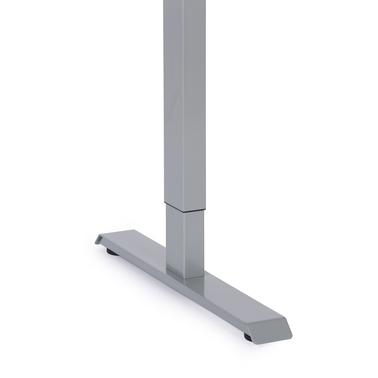 Höhenverstellbarer Schreibtisch, 1 Motor, 745 - 1235 mm, Tischplatte 1600 x 800 mm, graues ...