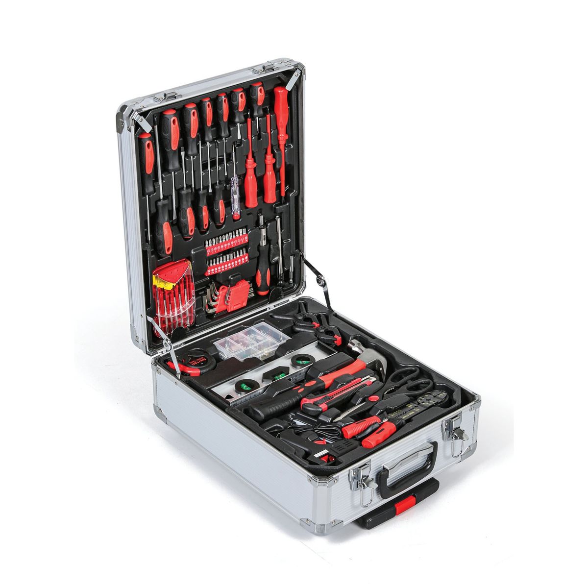 Kufor na náradie s kolieskami, vr. náradia, 186 ks | B2B Partner