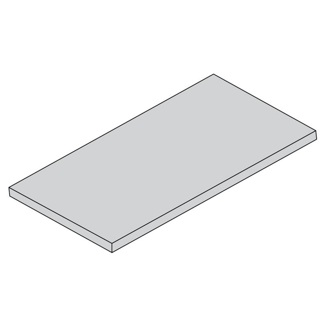 Laminovaná polica pre ELEMENT SYSTEM, 1200 x 200 mm, sivá | B2B Partner