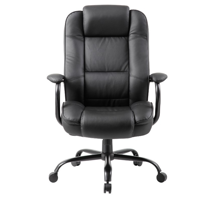 Leder-Bürosessel MAXOR XXL, schwarz | B2B Partner