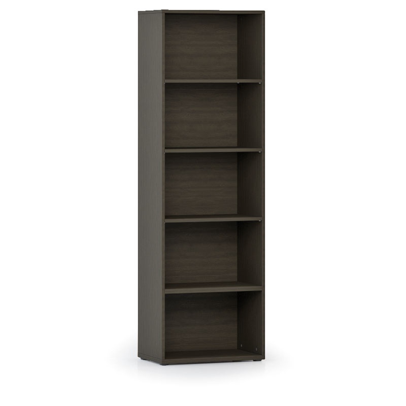 Knihovna INTEGRO nižší, 1920 x 600 x 400 mm, 4 police, wenge | B2B Partner