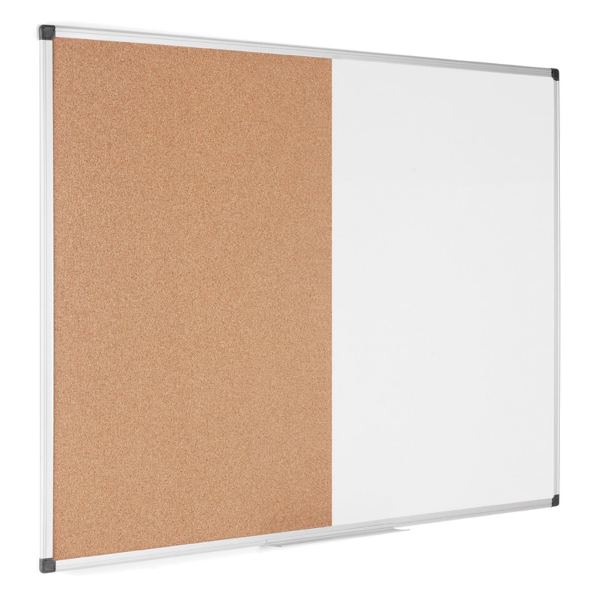 Magnetische Whiteboard und Korktafel kombiniert, 900 x 600 mm | B2B Partner