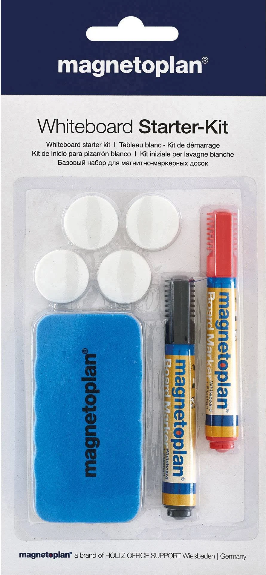 Magnetoplan OPTIMAL Satz - Marker, Cleaner und Magneten | B2B Partner