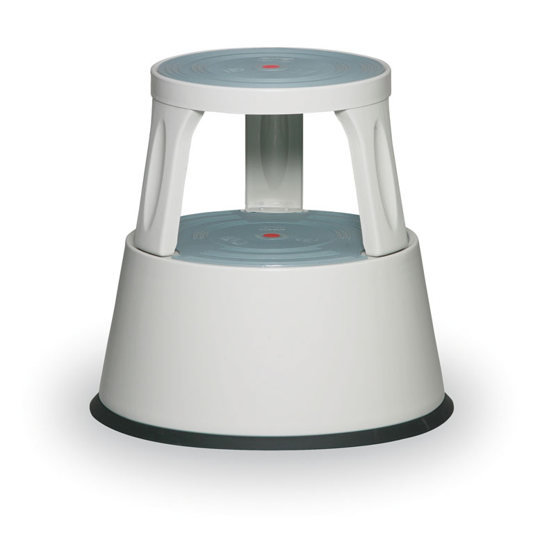 Metall-Tritthocker, grau | B2B Partner