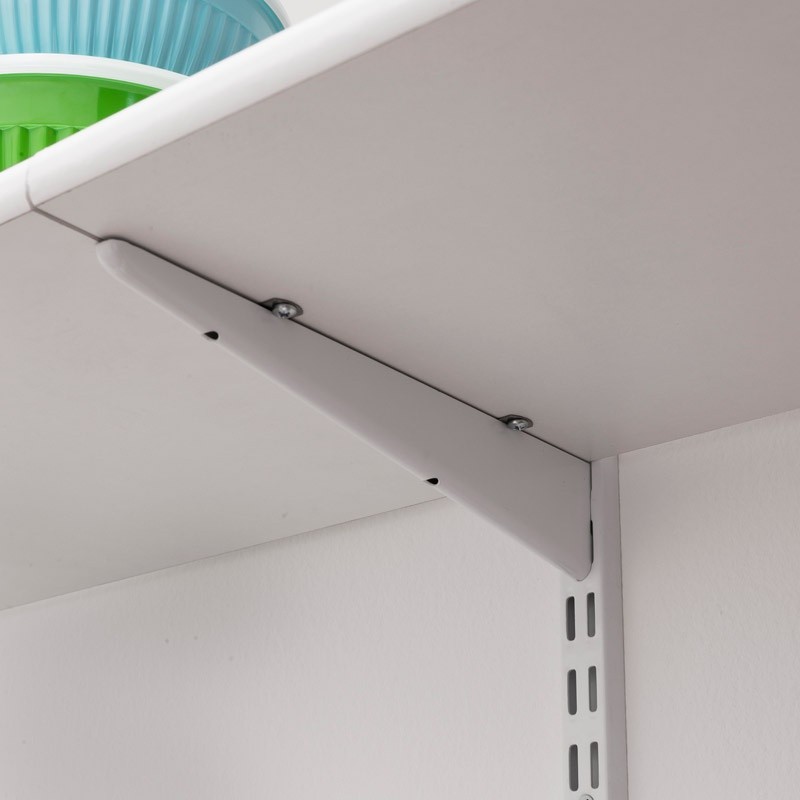 Nosník polic typu U pro ELEMENT SYSTEM, hloubka 270 mm, šedý | B2B Partner