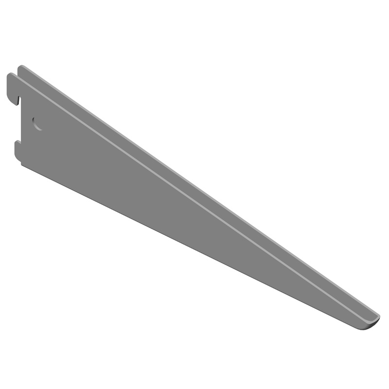 Nosník polic typu U pro ELEMENT SYSTEM, hloubka 270 mm, šedý | B2B Partner