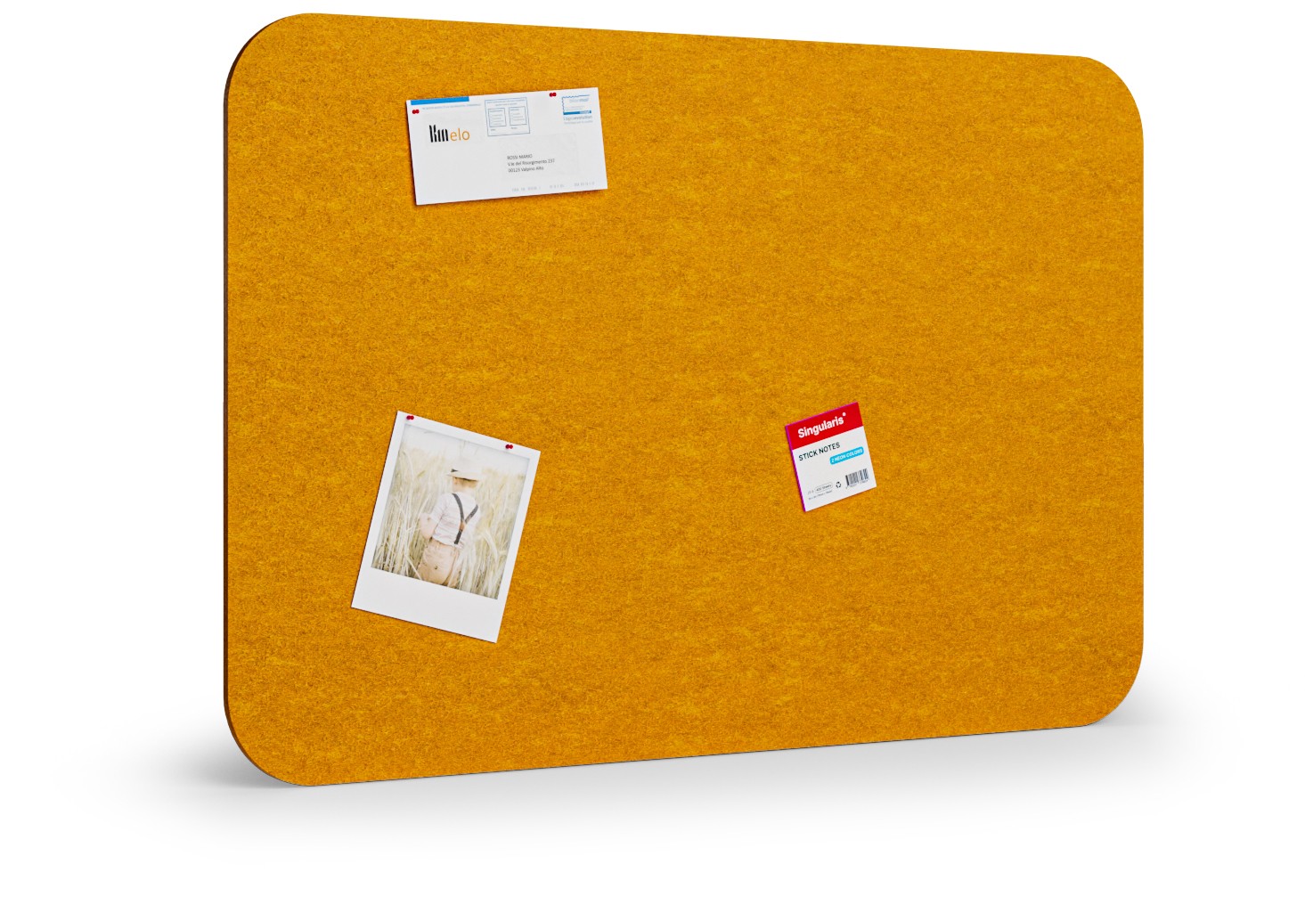 Samoprzylepny panel akustyczny ścienny 120 x 80 cm, zaokrąglone rogi ...