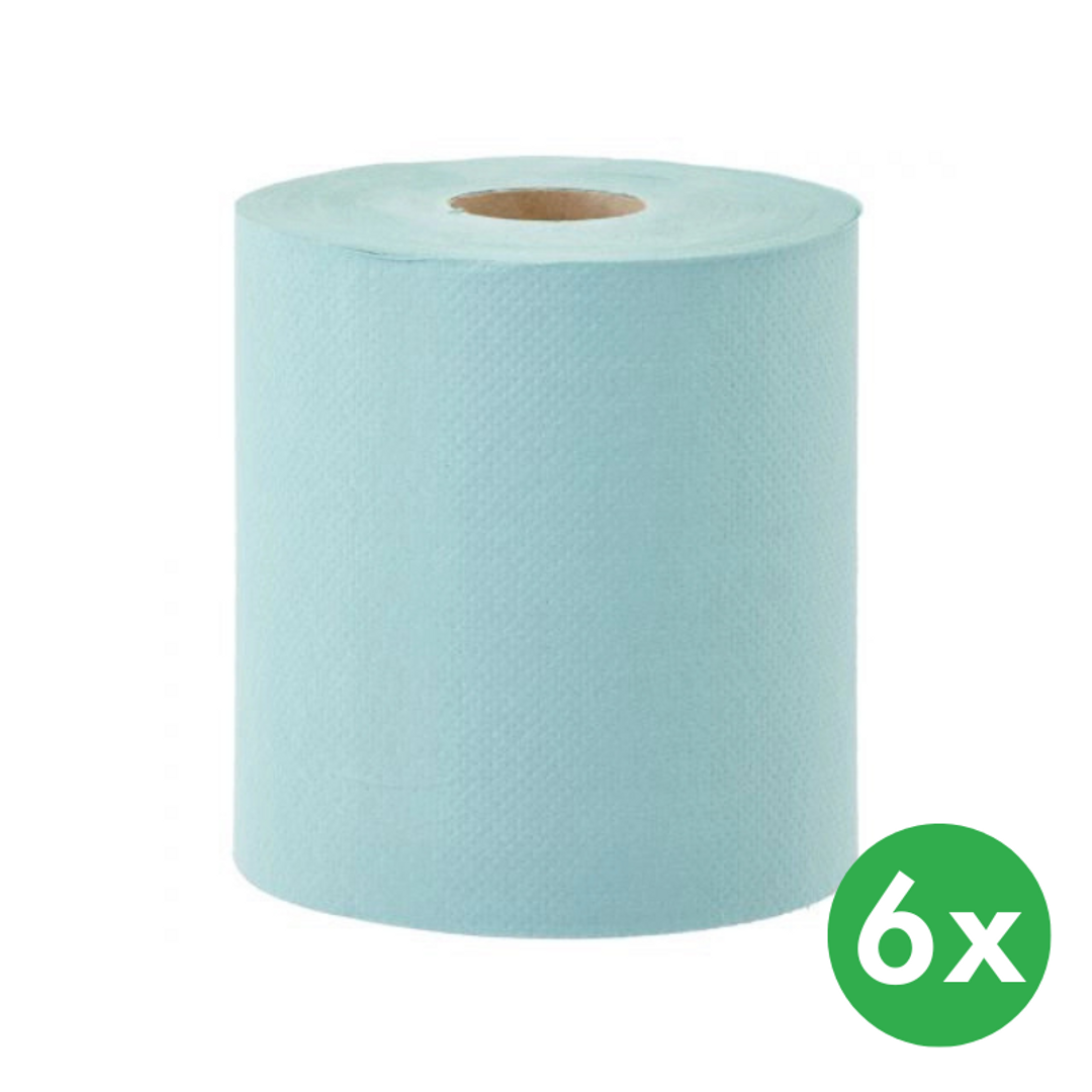 Papierové uteráky jednovrstvové v rolke MAXI, zelené, 6 ks | B2B Partner