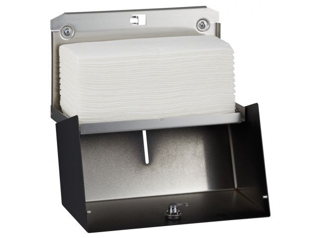 Papiertuchspender STELLA MINI, schwarz | B2B Partner