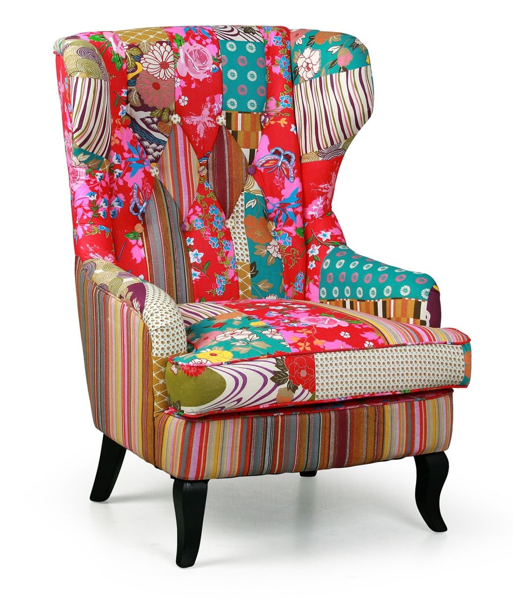Otočné patchwork kreslo RILLA | B2B Partner