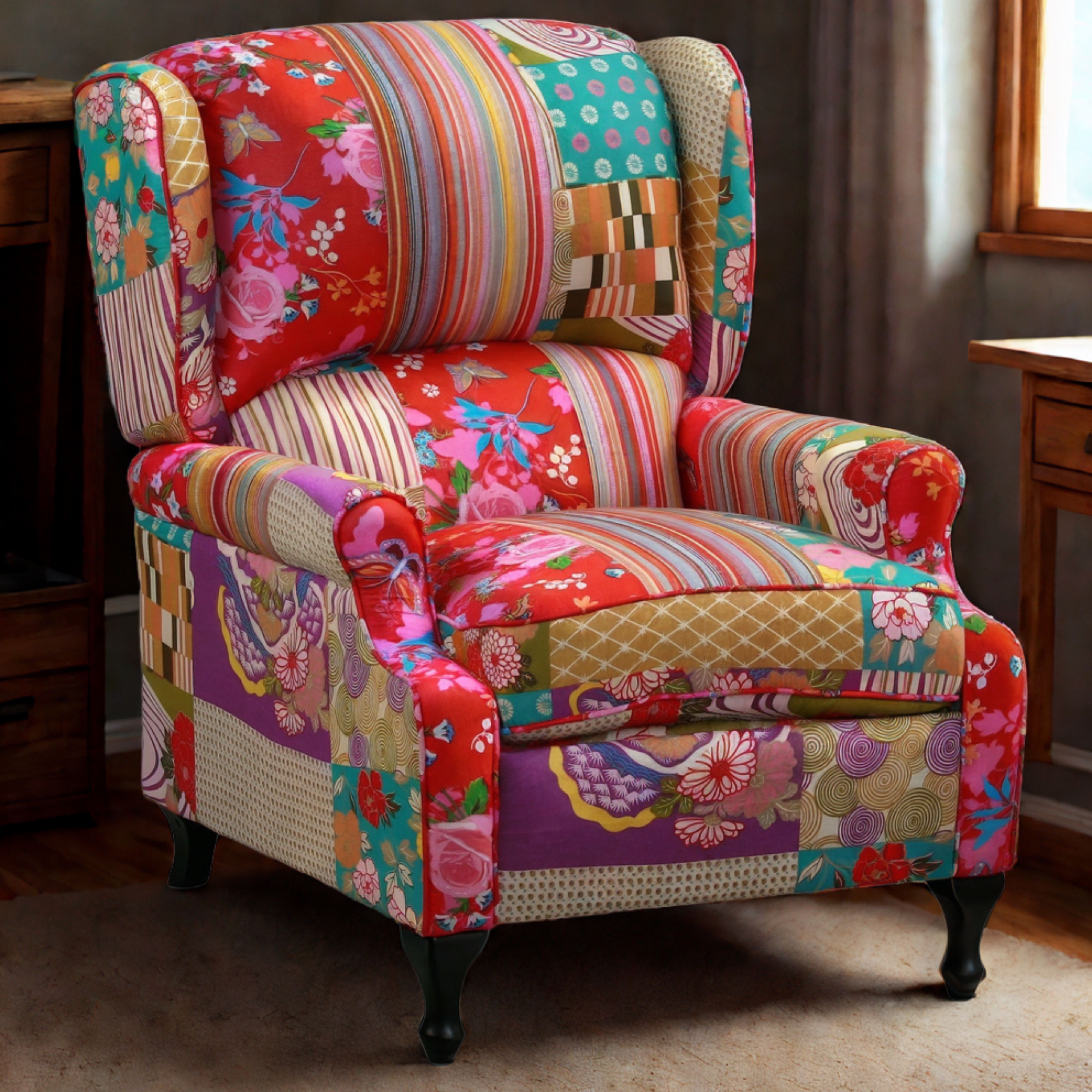 Patchwork kreslo RICH | B2B Partner