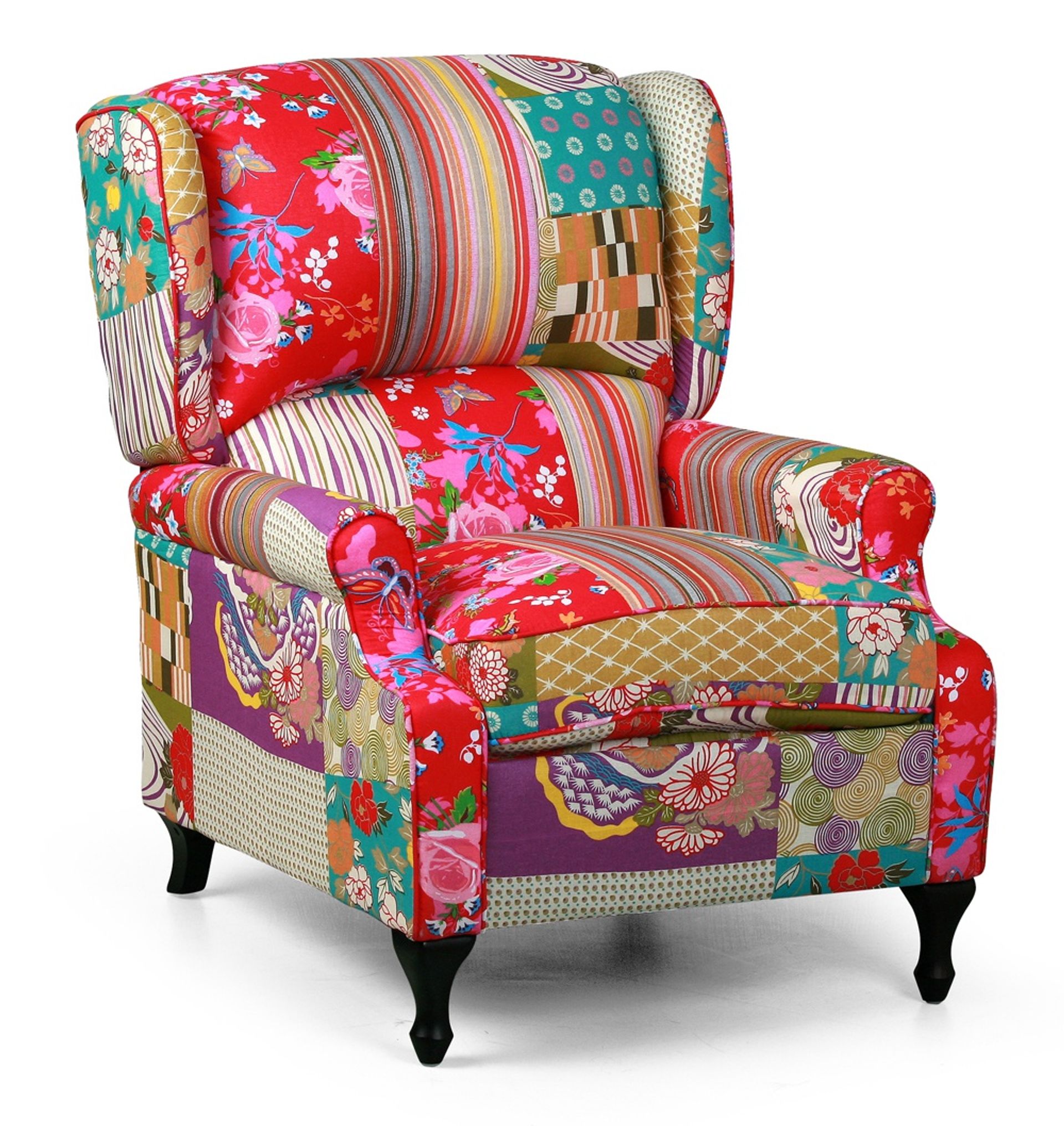 Otočné patchwork kreslo RILLA | B2B Partner