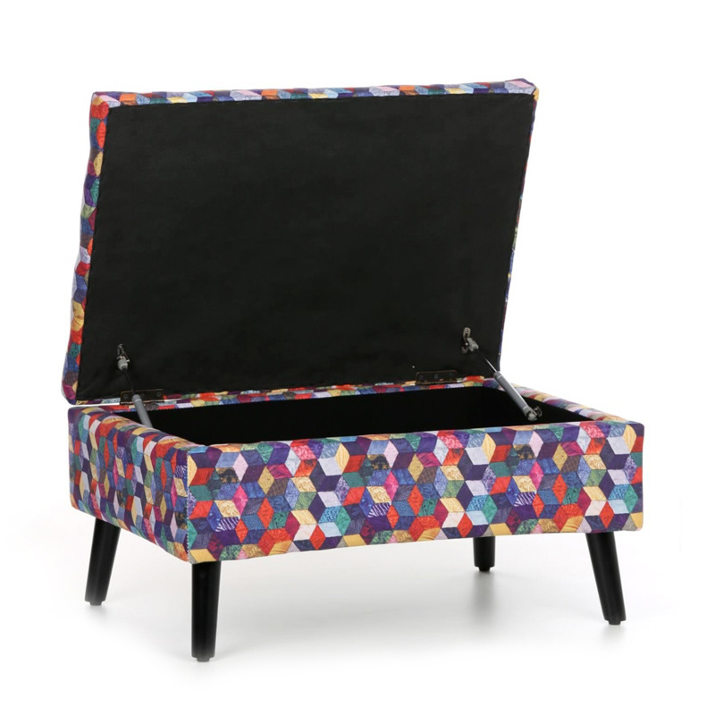 Patchwork podnožník, taburet ANTIS | B2B Partner