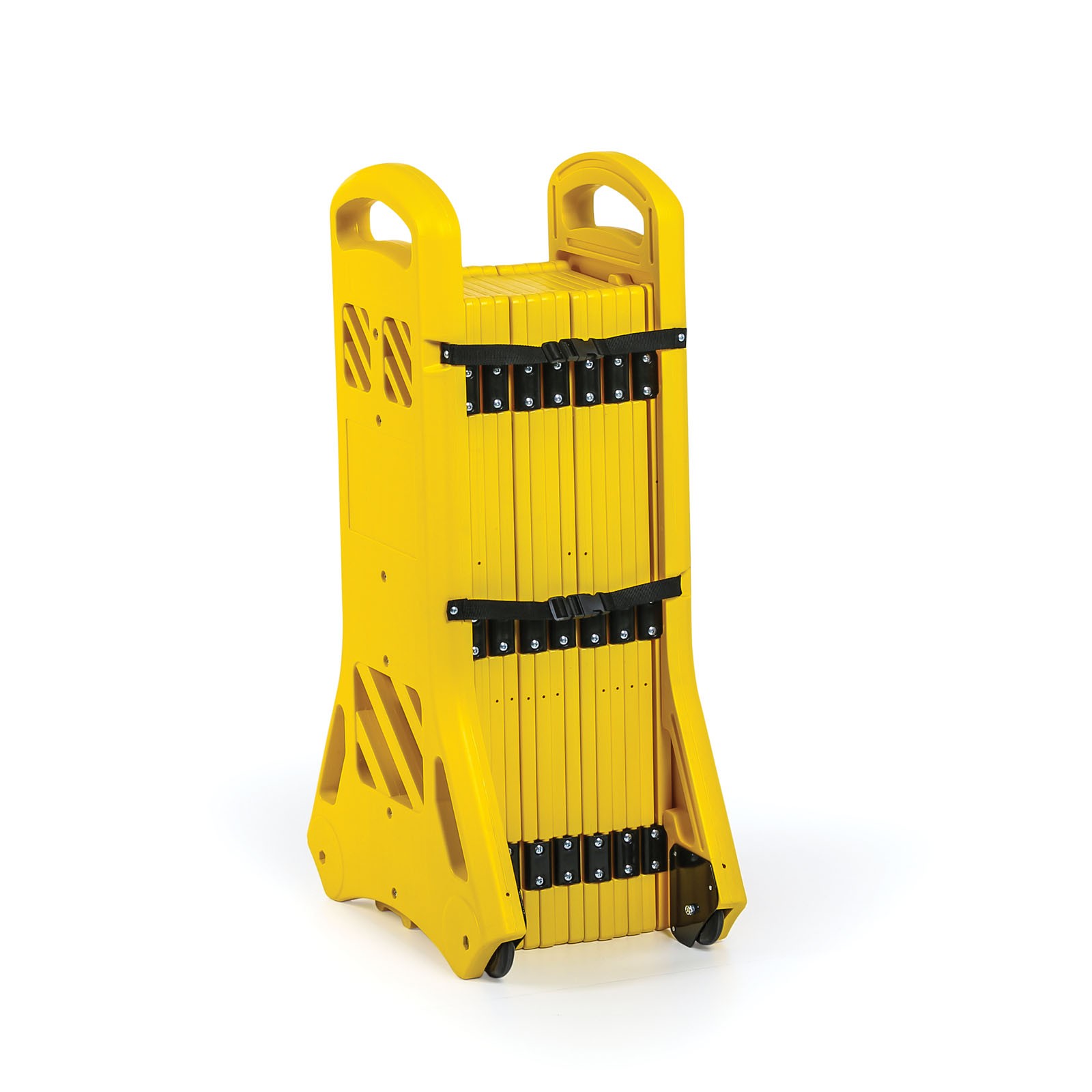 Plastikowa barierka składana, żółta, długość 400 - 3900 mm | B2B Partner