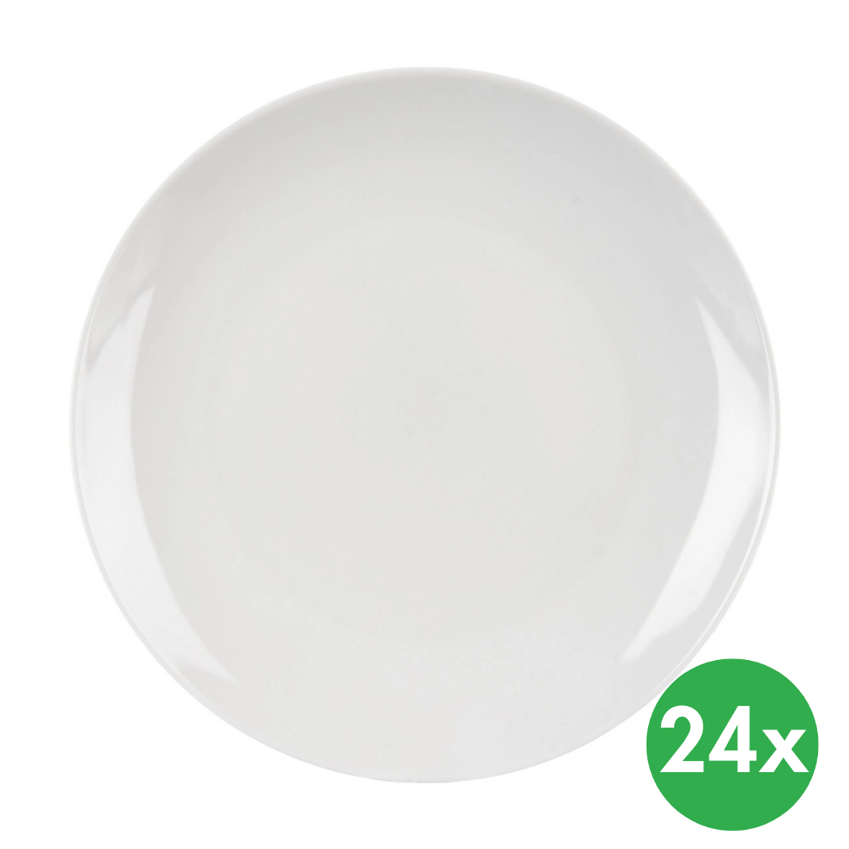 Plytký detský tanier MONA, pr. 21 cm, porcelán, 24 ks | B2B Partner
