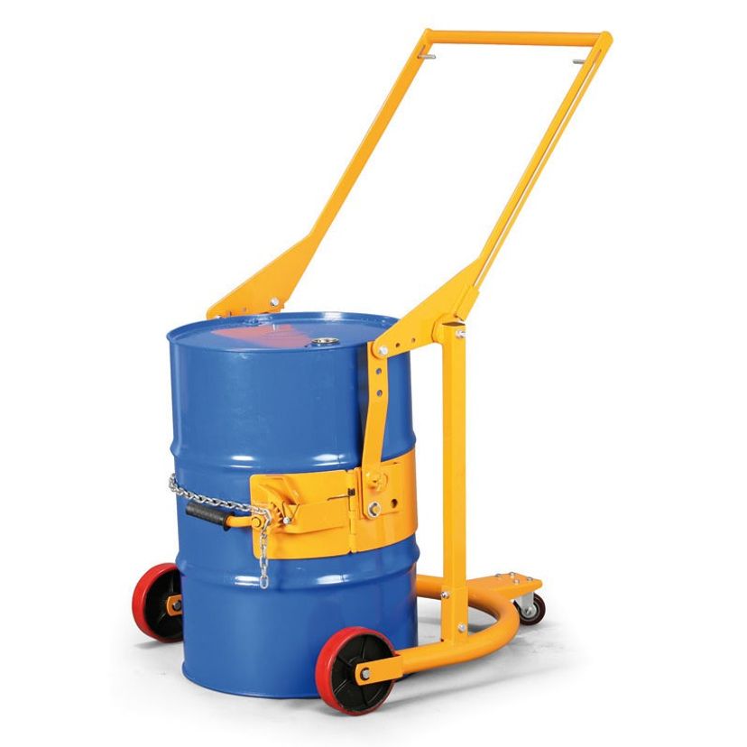 Ručný vozík na prevážanie sudov, nosnosť 550 kg, plné kolesá | B2B Partner