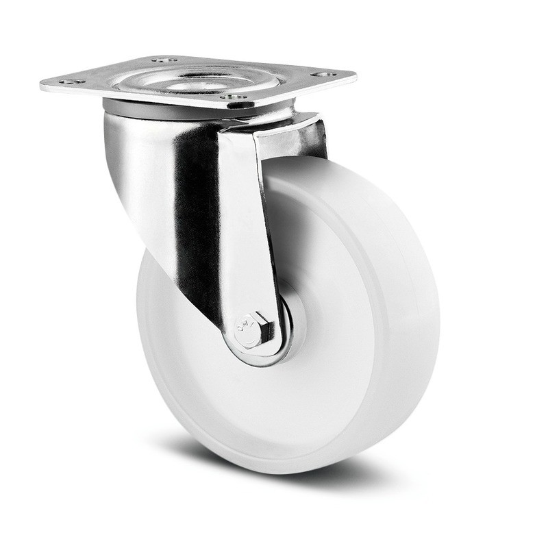 Polyamidrad TENTE, drehbar, 100 mm, mit Abdeckung | B2B Partner