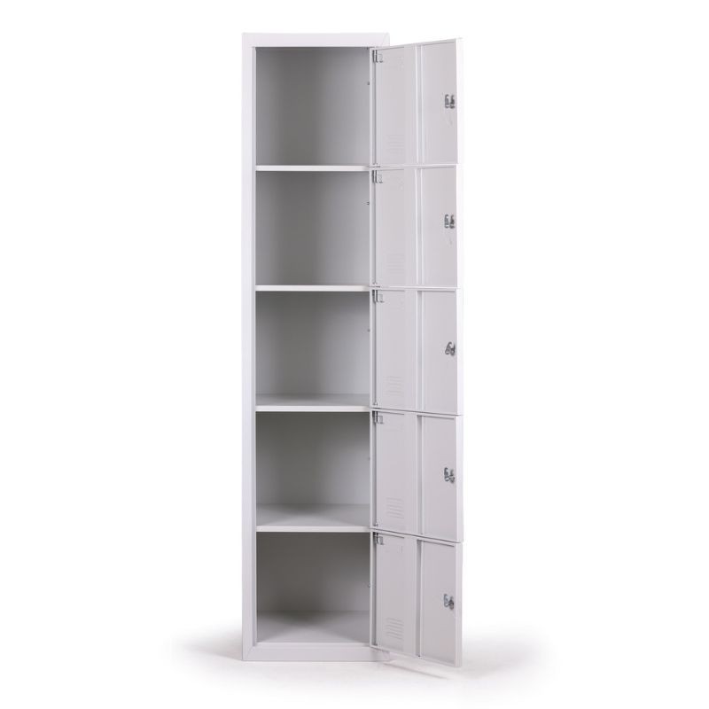 Šatníková skrinka S2 s úložnými boxami, 15 boxov, 1820 x 1140 x 500 mm ...