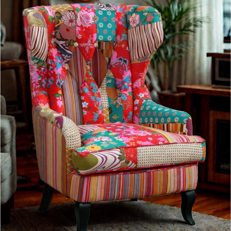 Sessel Ohrensessel Patchwork | B2B Partner