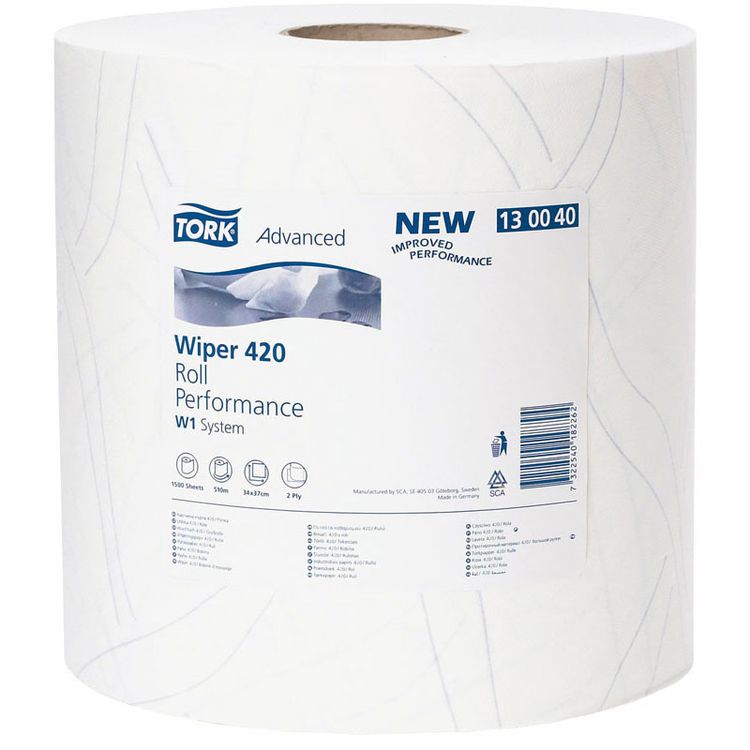 Tork Advanced Wischtuch 420 Rolle Performance, weiß, 235 mm | B2B Partner