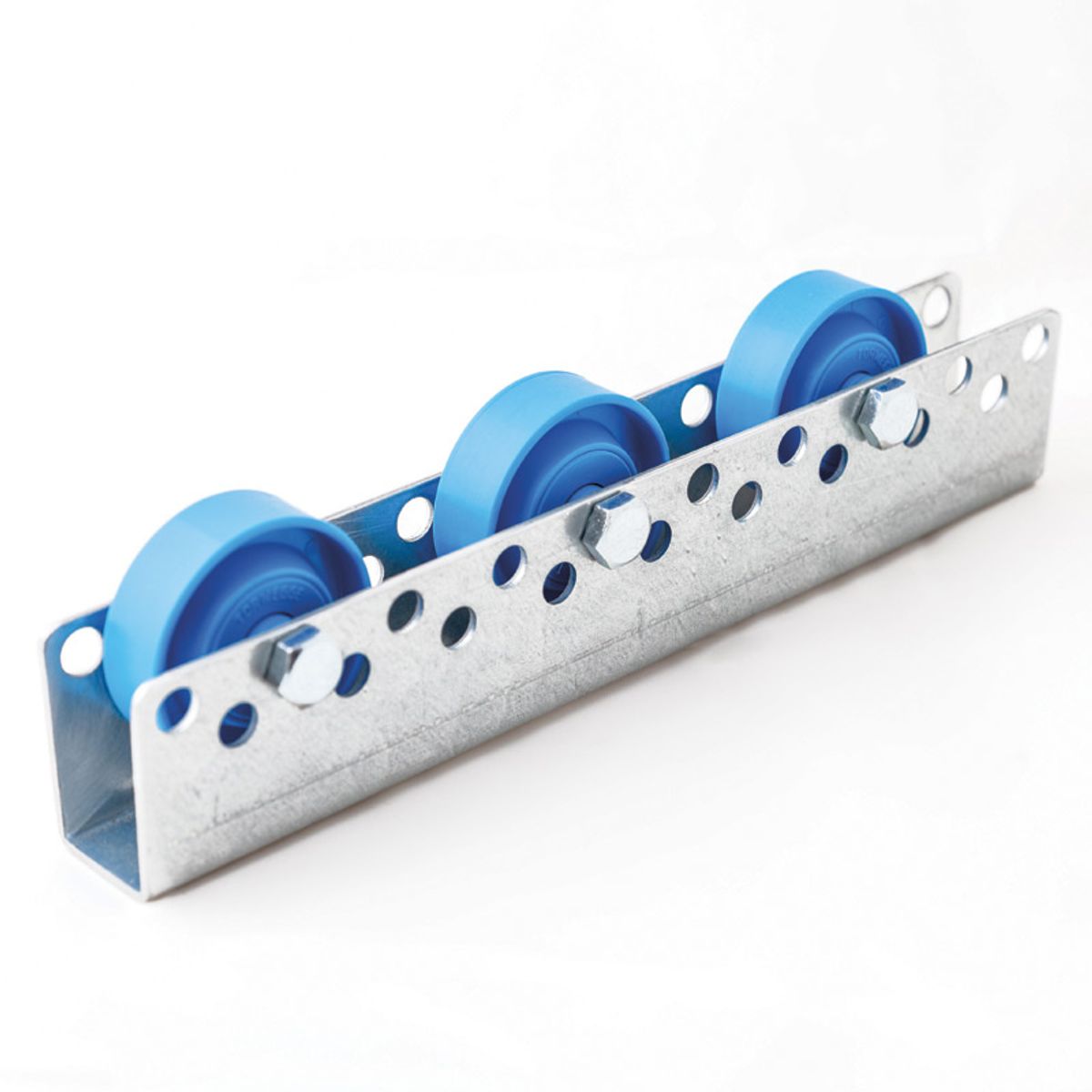 Universal-Rollenschiene, Tragfähigkeit 10 kg, Teilung 75 mm | B2B Partner