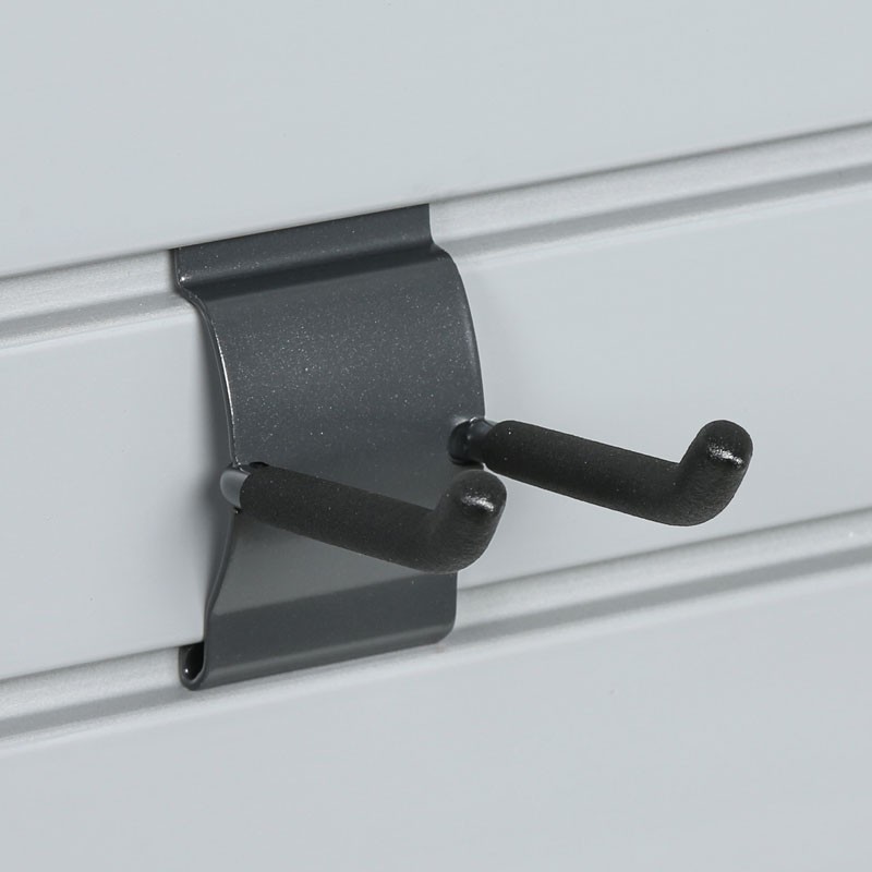 Univerzální dvojitý hák pro systém STORIA, 52 x 95 x 95 mm | B2B Partner