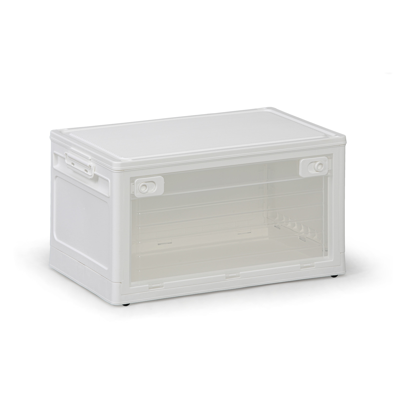 Velký skládací regálový box XL 62 l, 558×360×310 mm, bílý | B2B Partner