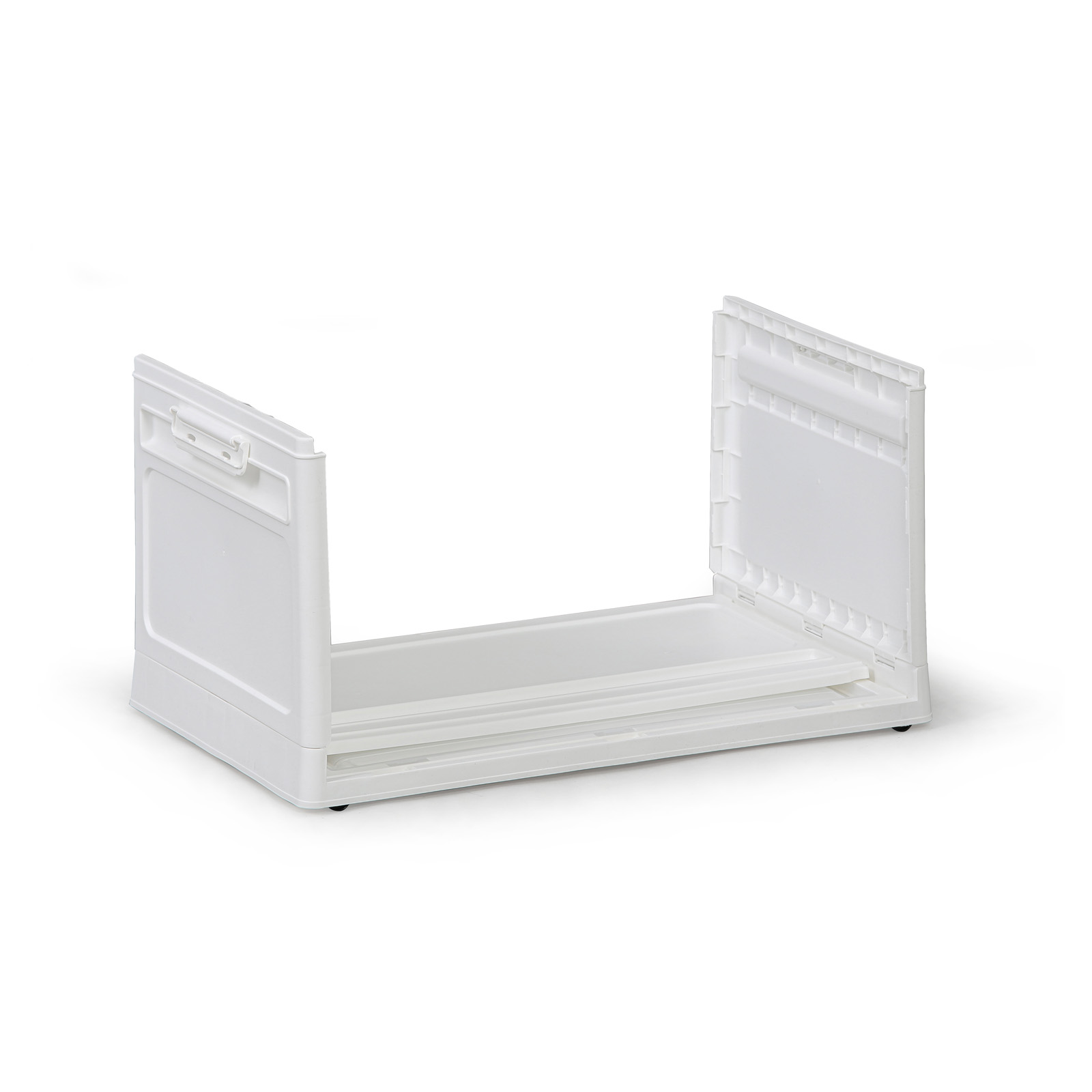 Velký skládací regálový box XL 62 l, 558×360×310 mm, bílý | B2B Partner