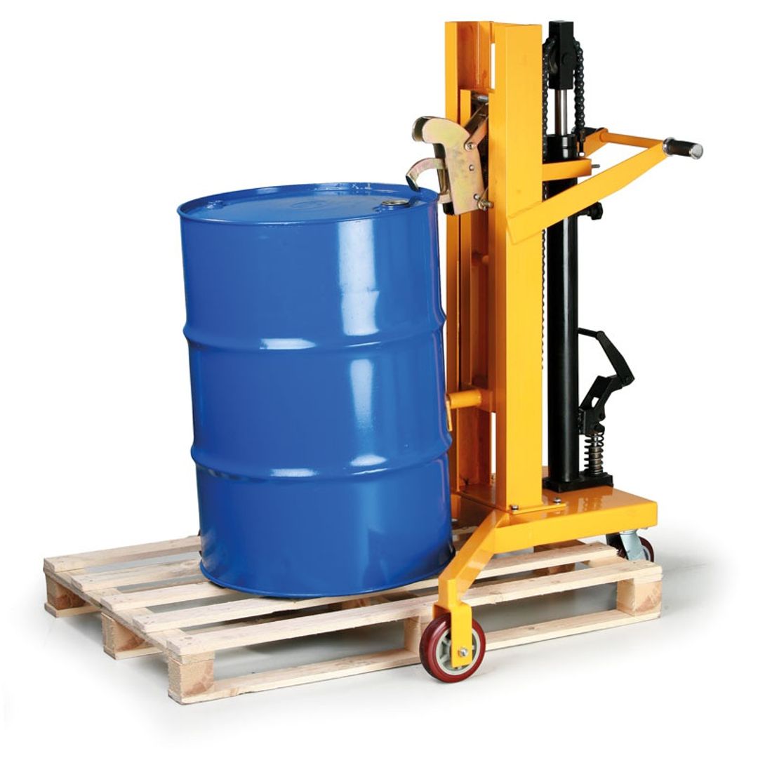 Ručný vozík na prevážanie sudov, nosnosť 550 kg, plné kolesá | B2B Partner